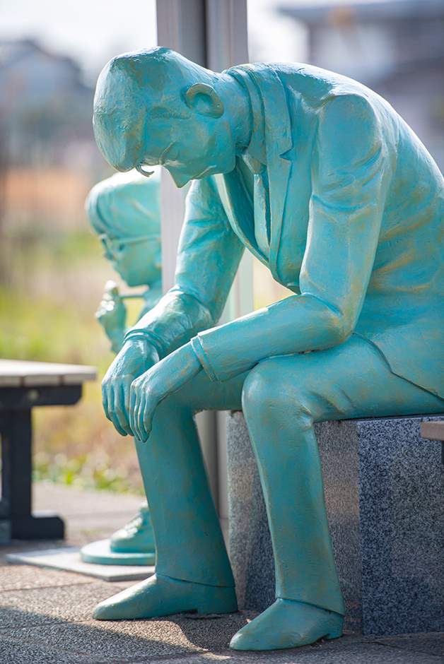 Bronze Statue Kogoro Of Sleep ここいこmap プラチナマップ