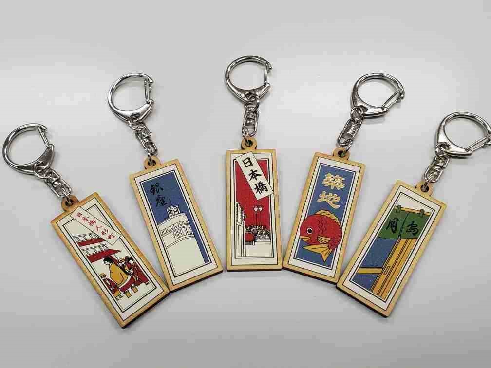 [Limited to Chuo Ward, Tokyo! ] “Machi Gacha®”, a “Senjafuda” key chain ...